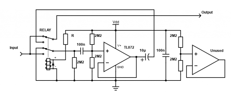 Buffer With Relay Bypass – james low